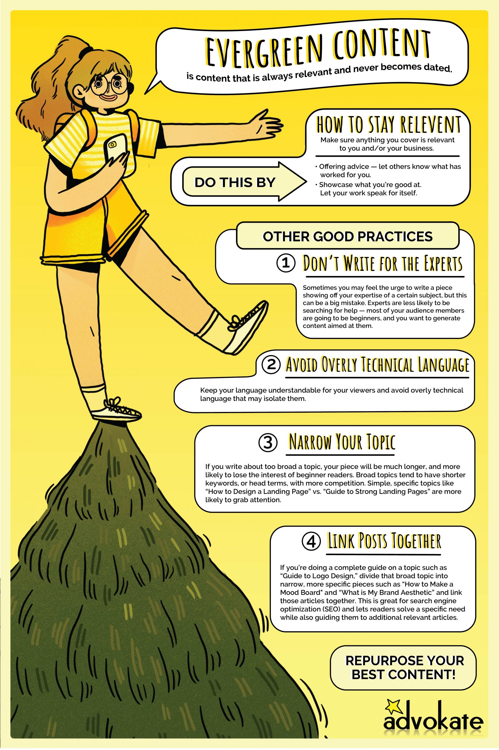 Advokate Web Design | Evergreen Content (What It Is & How To Use It)